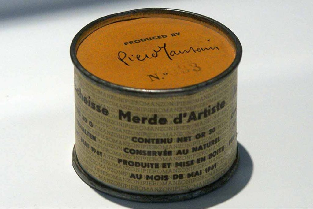 Merda d'artista, il significato dell'opera di Piero Manzoni - mostradante